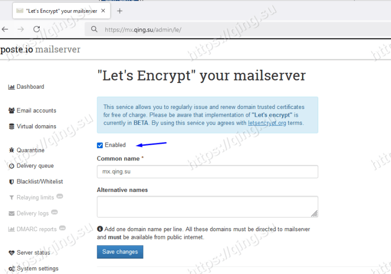 使用Poste.io搭建基于Docker的邮件服务器 - 香菇肥牛的博客
