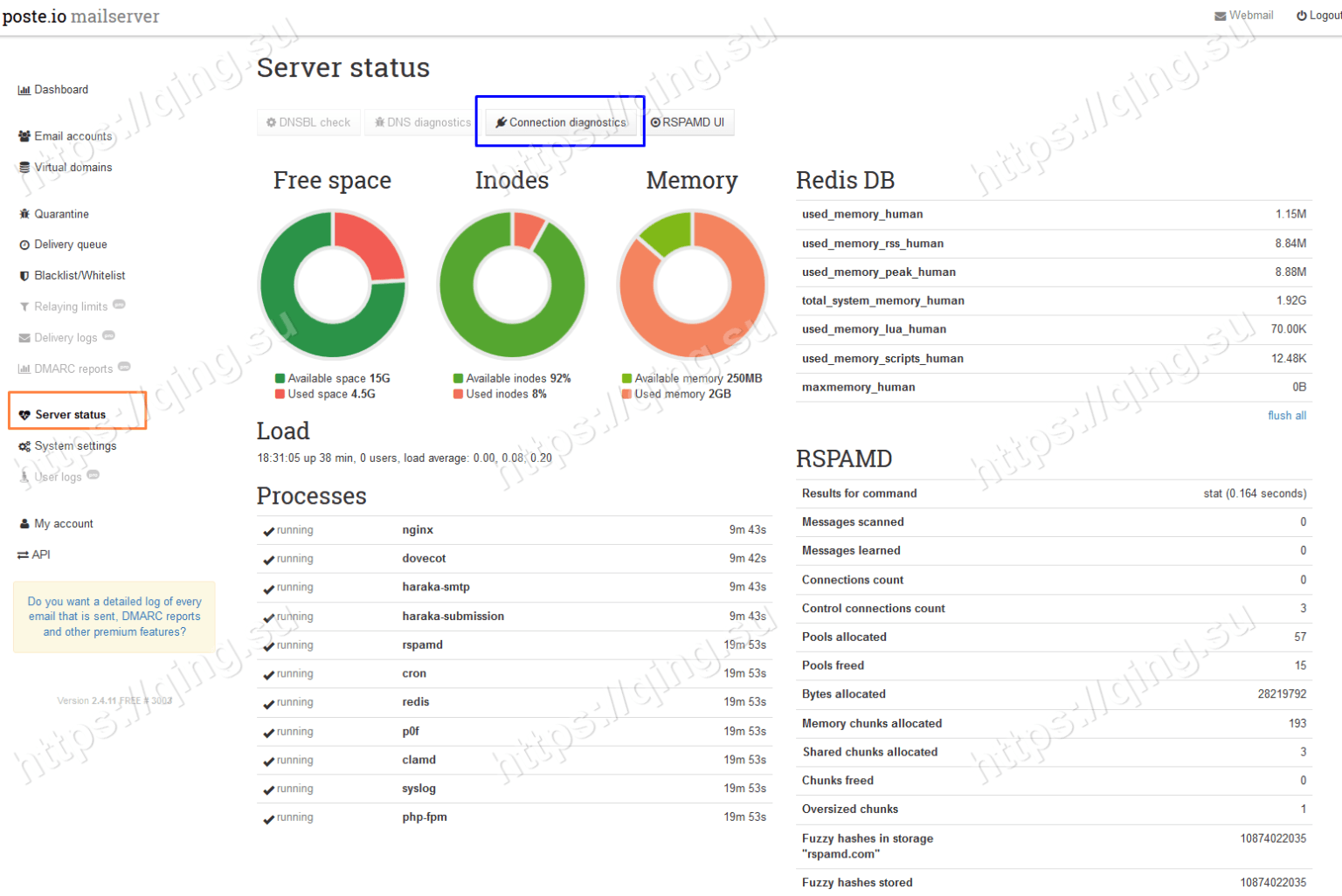 使用Poste.io搭建基于Docker的邮件服务器 - 香菇肥牛的博客